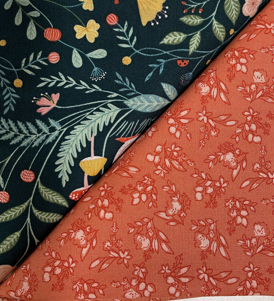 Busy Bea Bundle Table Runner - Wet Your Plants Alpine with Coral