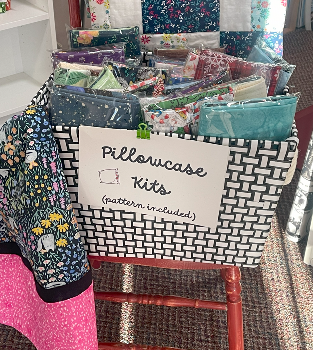 Pillowcase Pattern - Burrito style from The Quilting Bea (Free Pattern