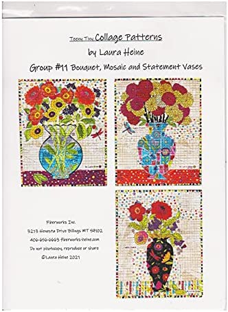 Laura Heine Quilt Pattern for Fiberworks Inc - Teeny Tiny Collage Patt