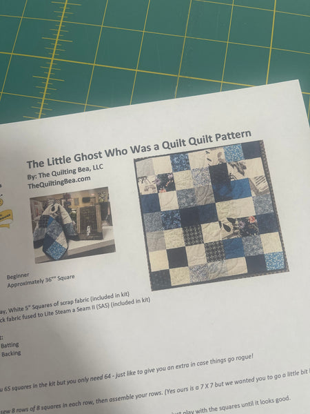 Quilt Kit: The Little Ghost Who Was a Quilt - 3 Variations now availab